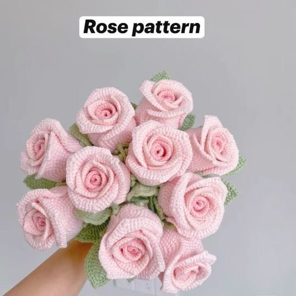 Crochet Rose Pattern PDF: Vintage Flower Tutorial for stitch crafters ...