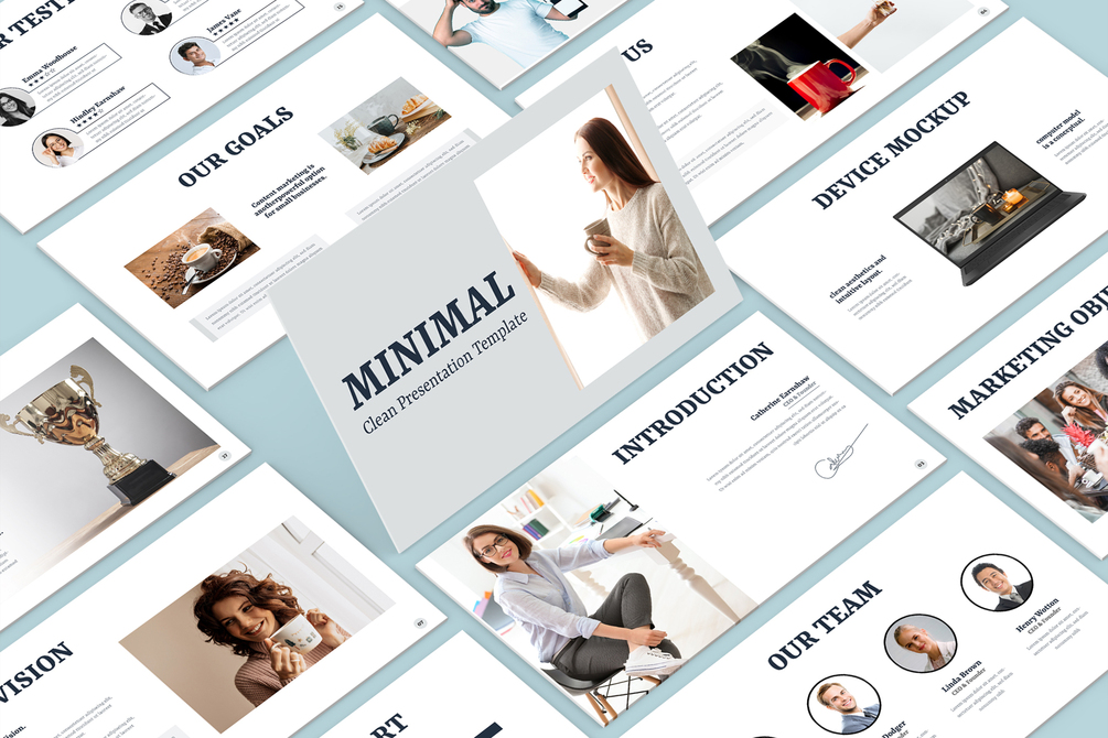 Clean Presentation Template