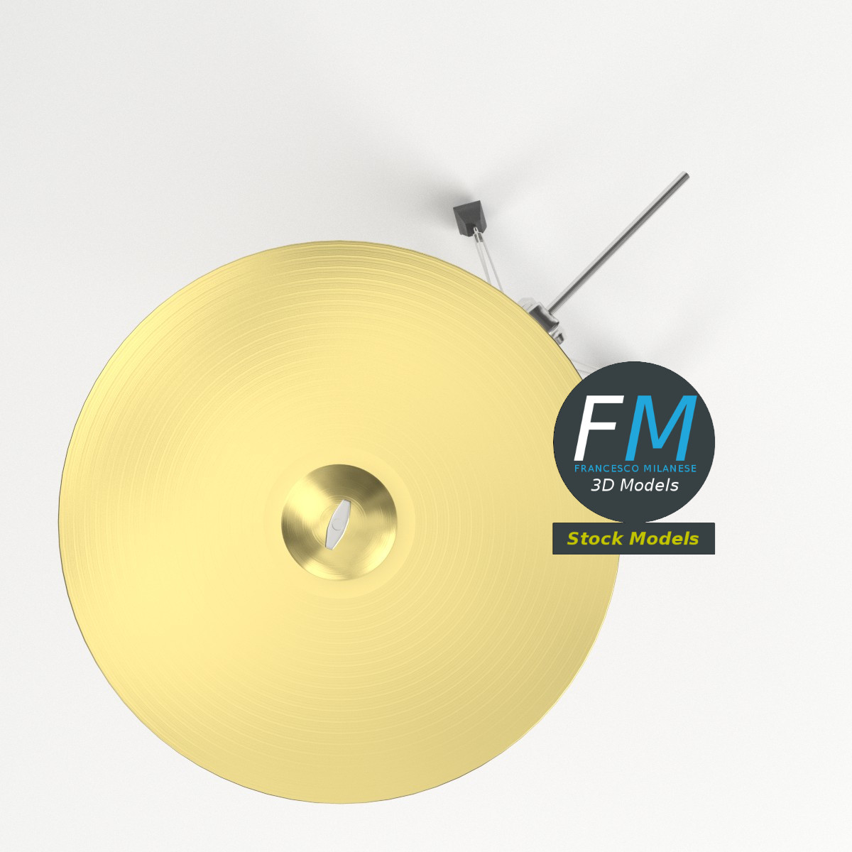 3D MODEL - Ride cymbal