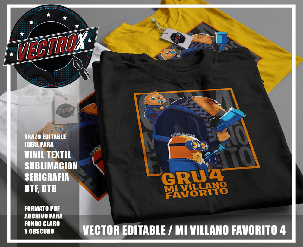 Vector Editable - Mi Villano Favorito 4