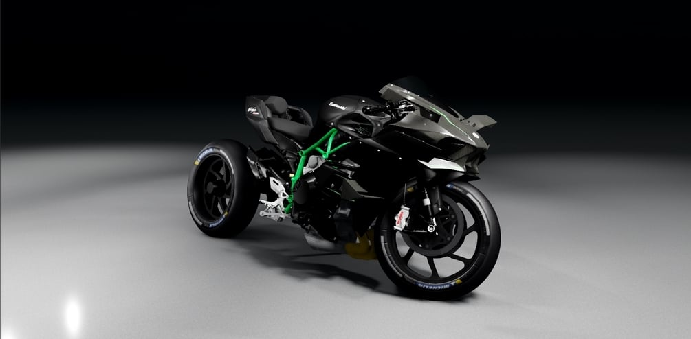 Kawasaki H2R Drag