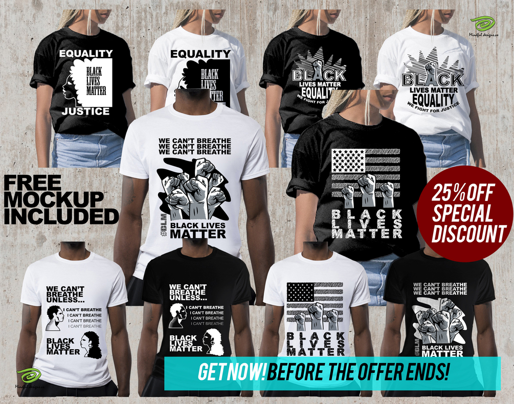 Black lives Matter SVG Bundle, PNG Bundle, BLM Svg, BLM PNG, Set 3