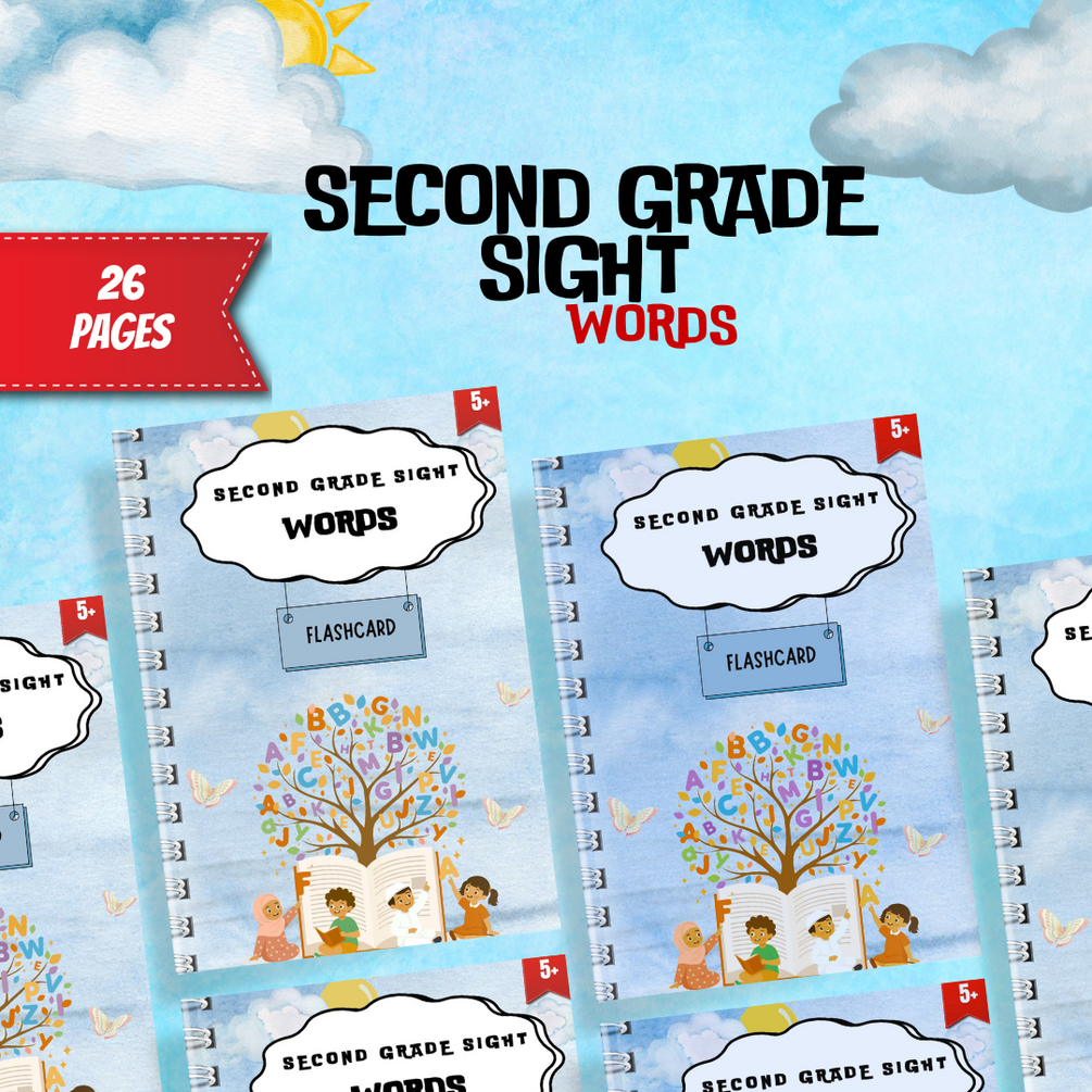 📚 Second Grade Sight Words Printable Workbook