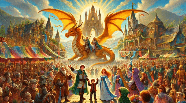 "The Golden Dragon of Dragoria" | Ai Fairy Tale
