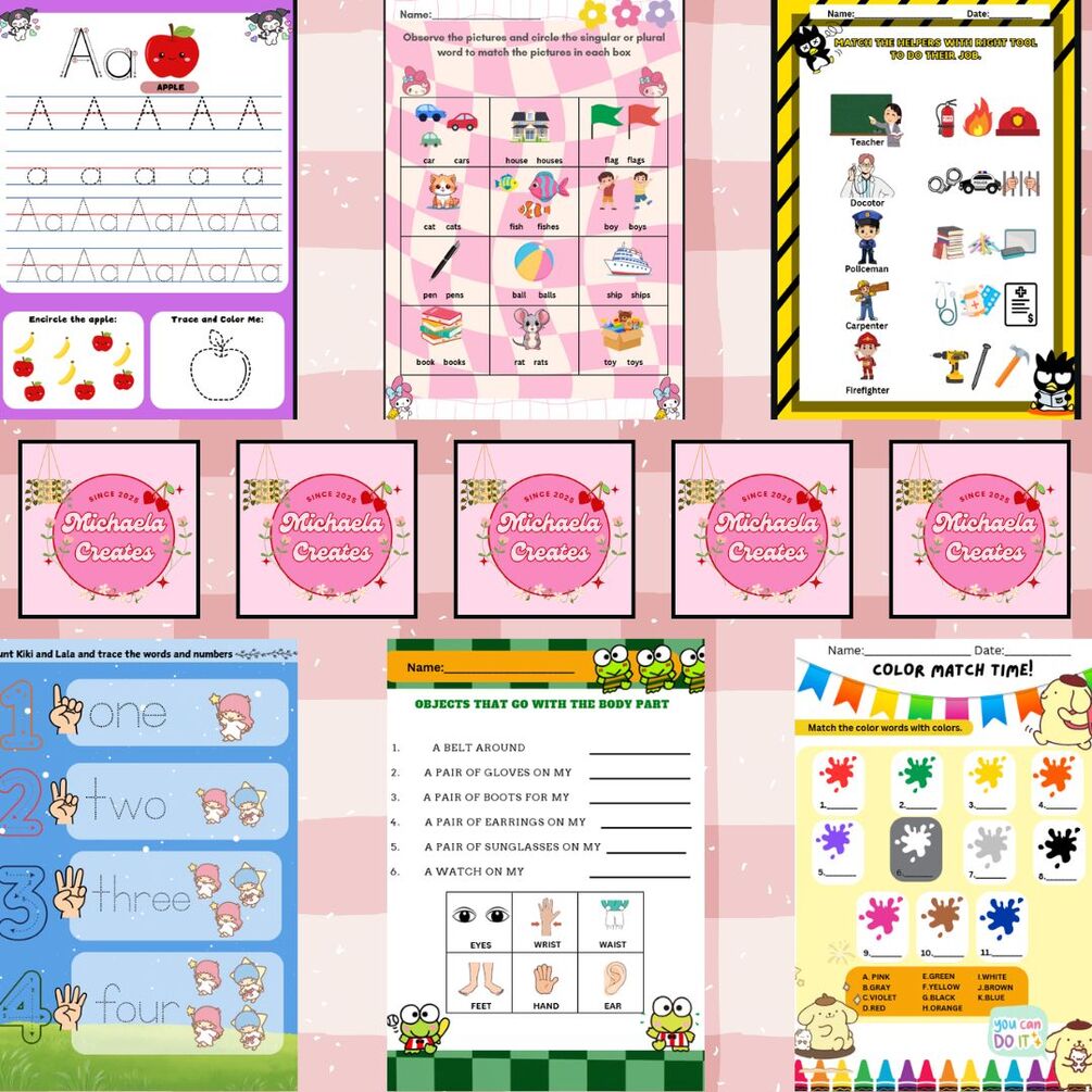 BUSY BOOK 1 | LEARNING FUN WITH SANRIO FRIENDS