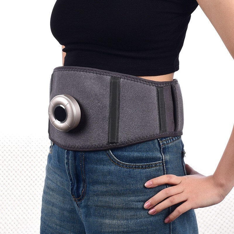 Hot Compress Soothing Waist Massager With Vibration