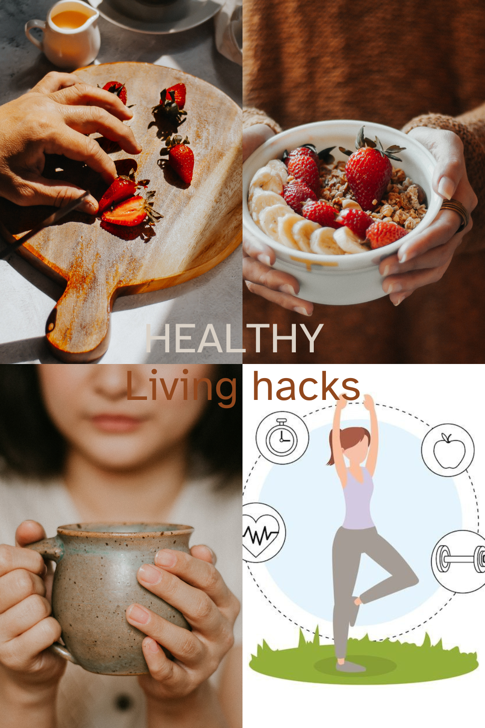 Healthy living hacks