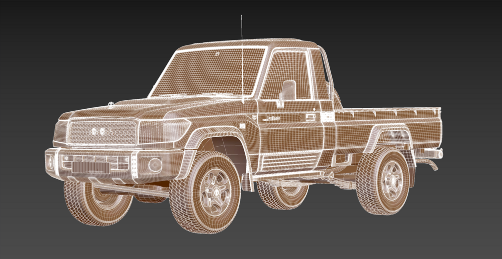 Toyota Land Cruiser J79 SingleCab Pickup VXR 2007