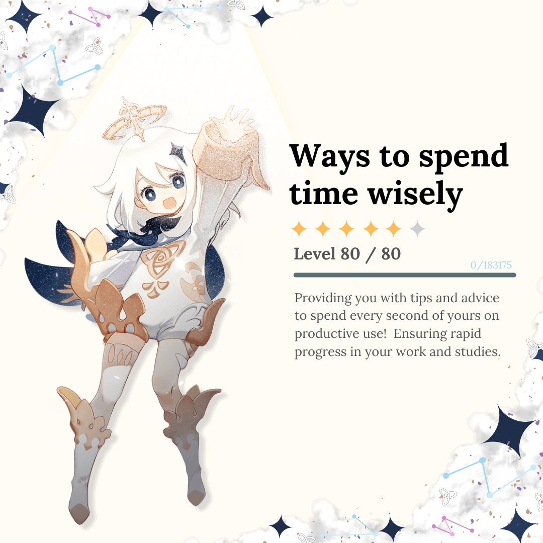 Genshin Impact Paimon Inspired Post Template