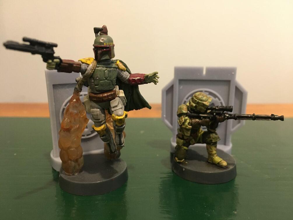 STL - SW Legion - Imperial Line of Sight Marker Set