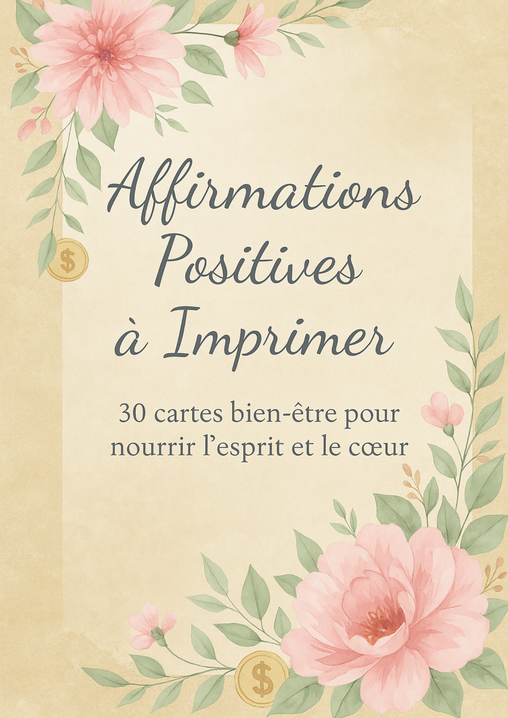 Cartes d’Affirmations Positives à Imprimer (30 cartes)