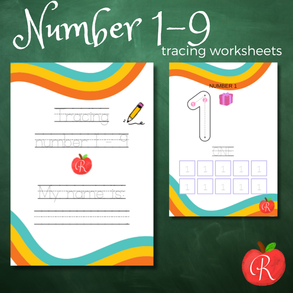 Libro para Practicar el Trazo de Números del 1 al 9 - Divertido y ...