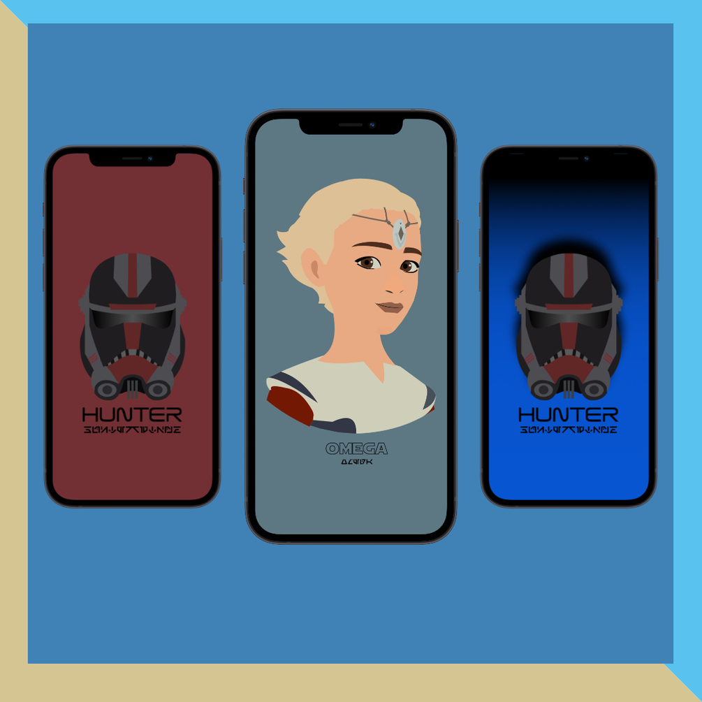 Minimalistic Wallpaper Pack - Omega & Hunter