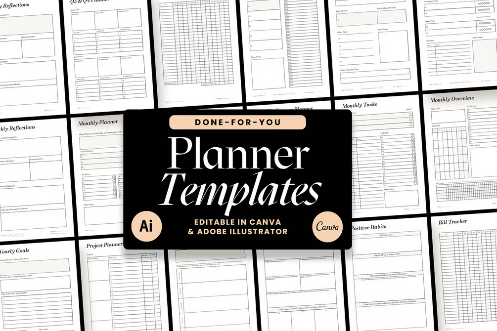 Simple and easy to use planner pack