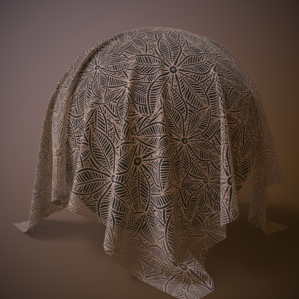 Smart lace substance material (6 patterns)