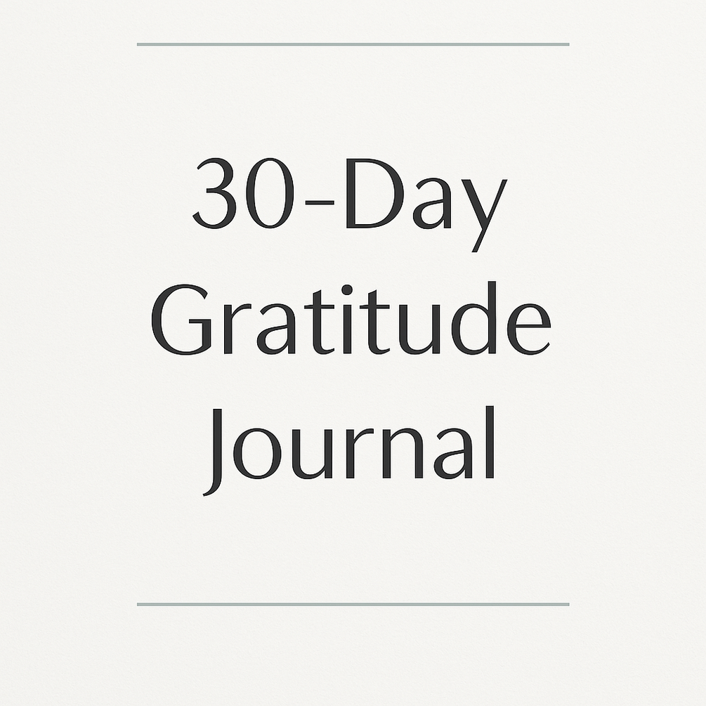 30-Day Gratitude Journal