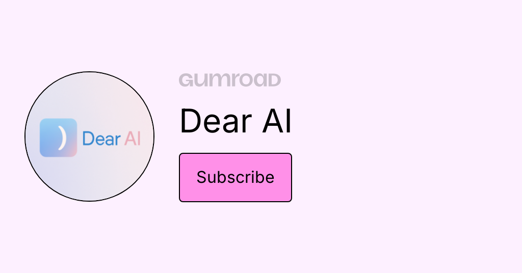 Dear AI