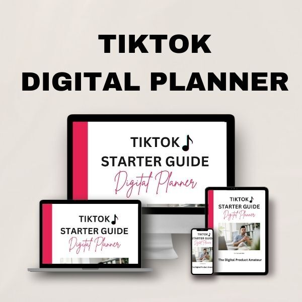TikTok Starter Guide: A Digital Planner (Editable in Canva)