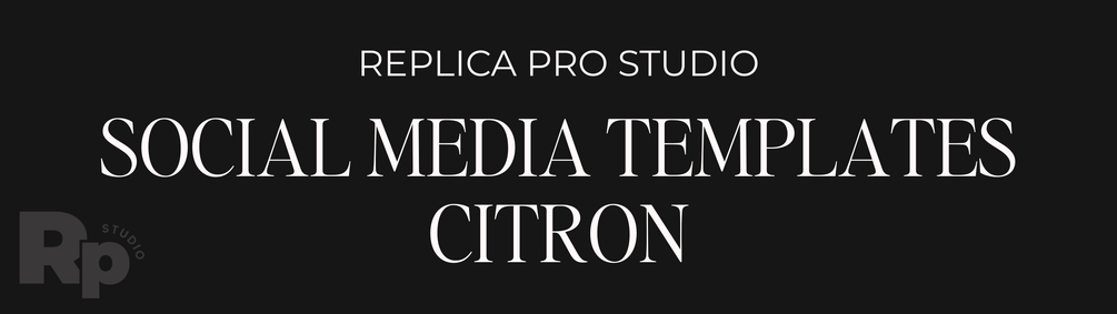 Citron: Social Media Canva Templates