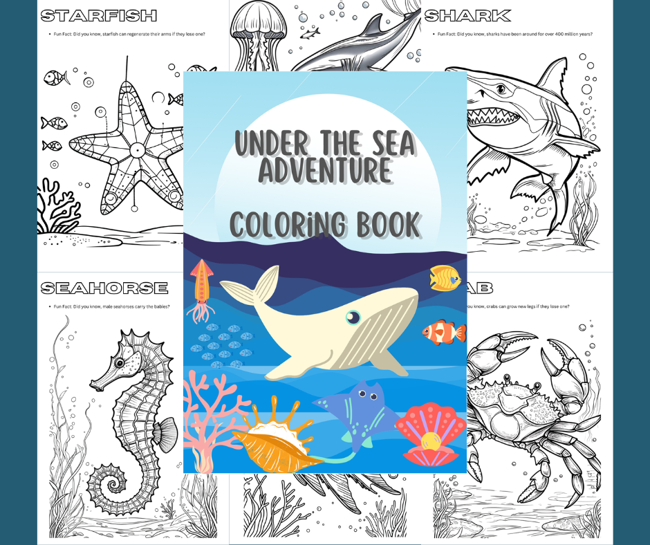 Under the Sea Adventure: Coloring Book