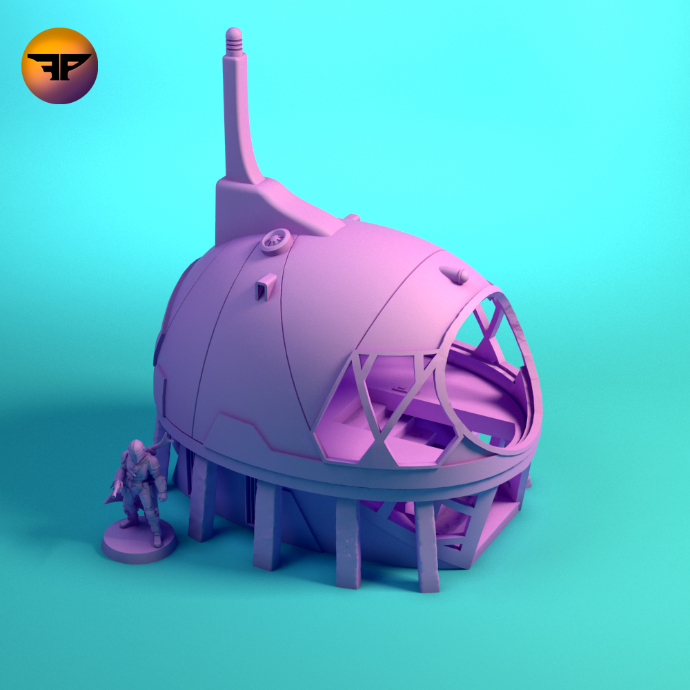 Flower Planet Building 01