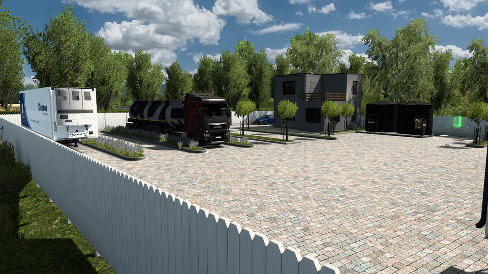 House with a yard ETS2