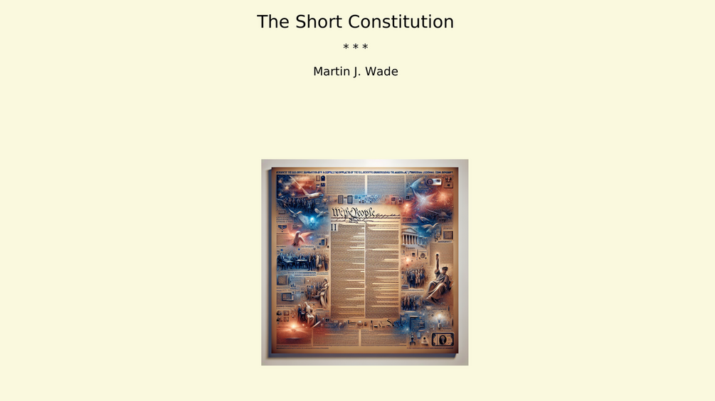 The Short Constitution