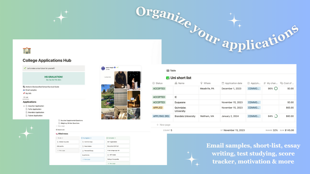 College Applications Hub