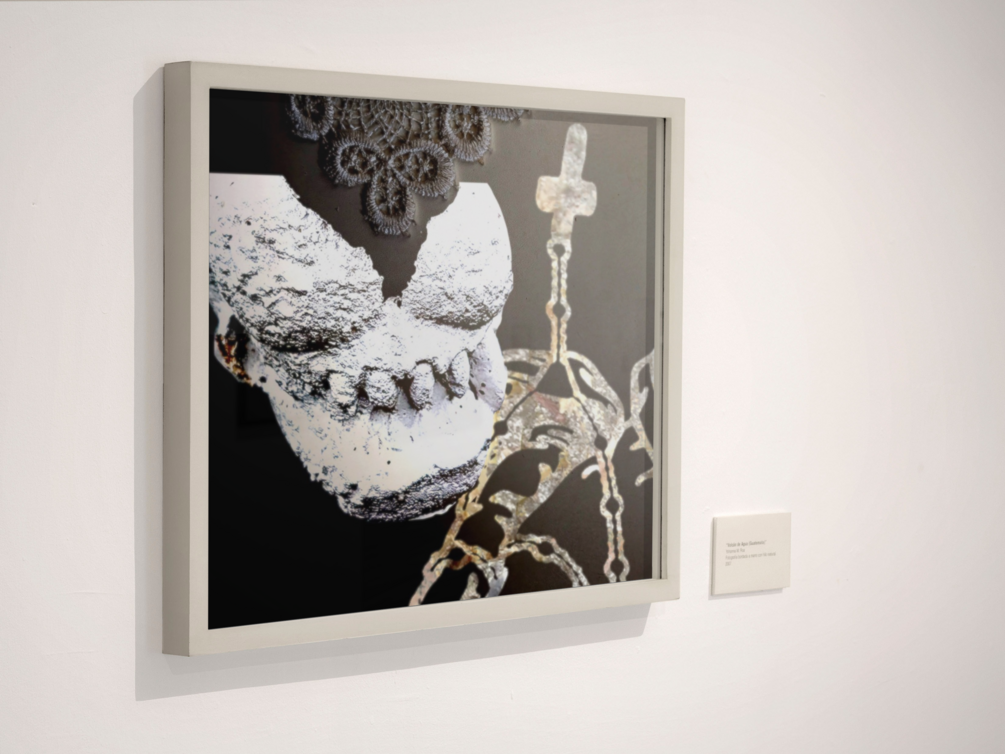 Crucifix Tiger – Marble Fang Collage Digital Print (Mask by Mack Escrow)