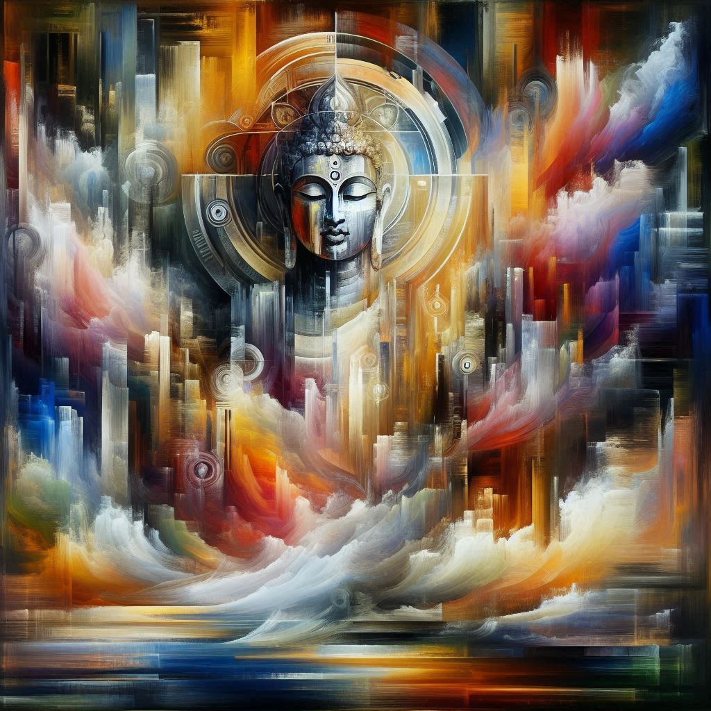 Divine Inspirations 🎨🙏 | Abstract Expression Images of God #AbstractArt ...