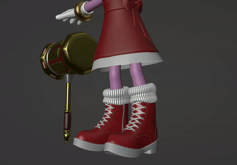 [.blend] Movie Amy Rose Rig V2 - Sonic Movie 3