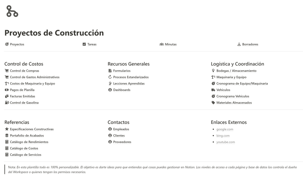 Cómo usar Notion para Proyectos de Construcción