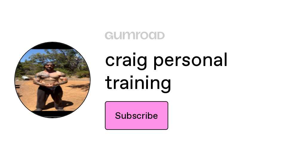 craig personal training