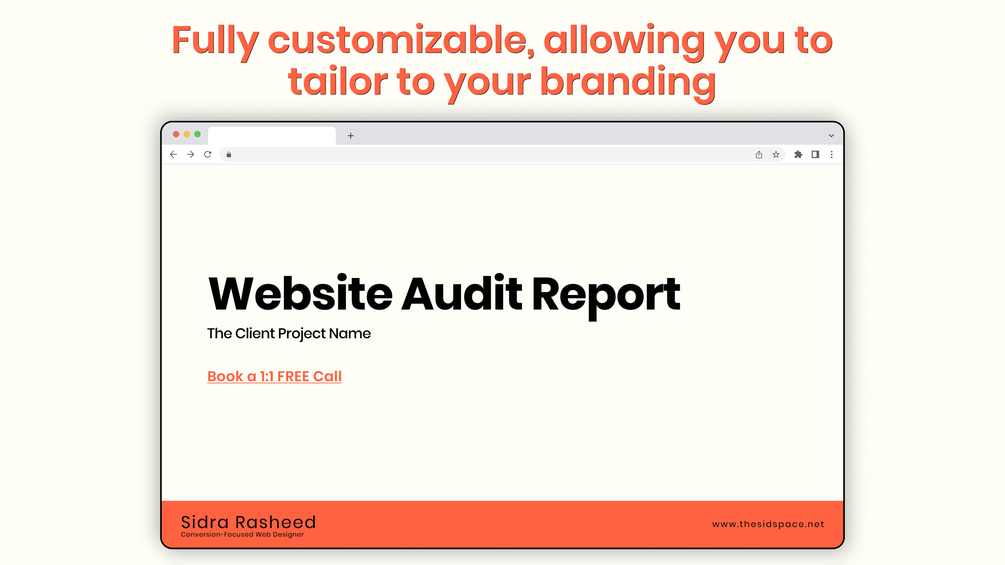 Website Audit Report Template