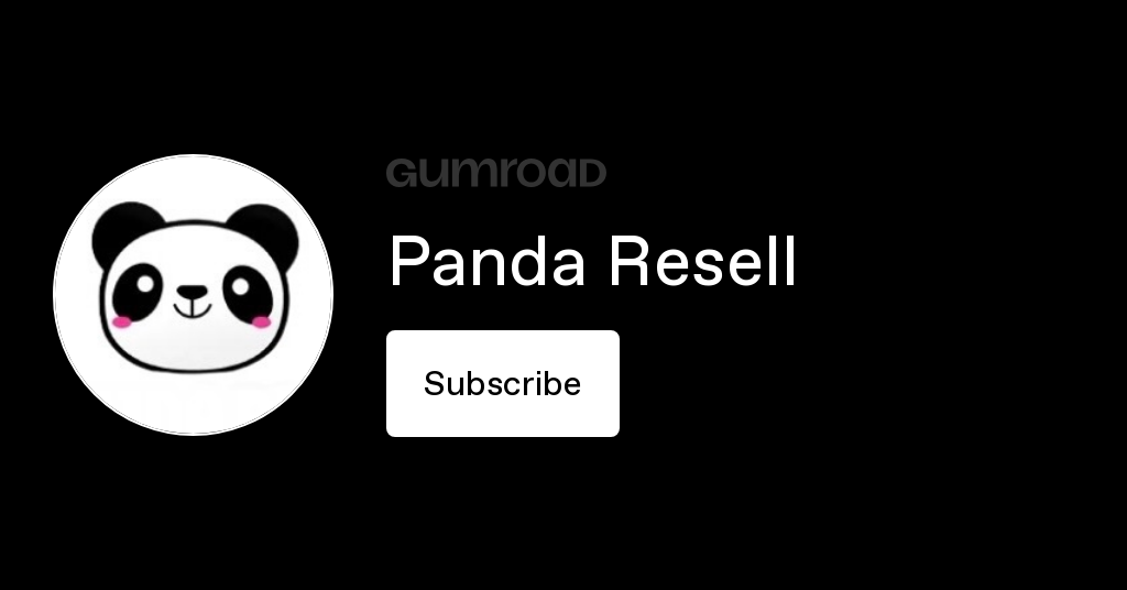 Panda Resell