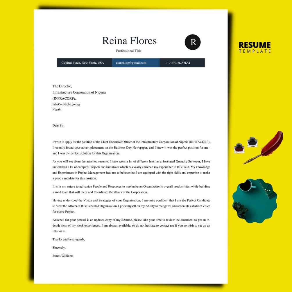 Professional Resume and Cover letter templates, edit within minutes and ...