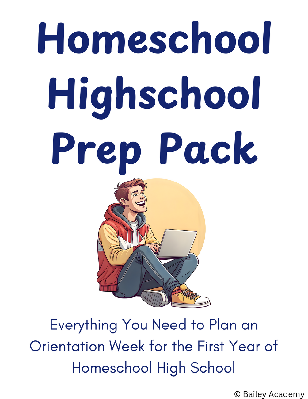Homeschool Highschool Grade 9 Orientation Prep Pack