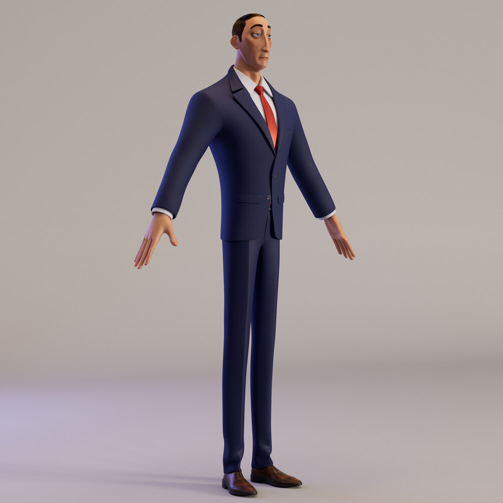 stylized character Victor