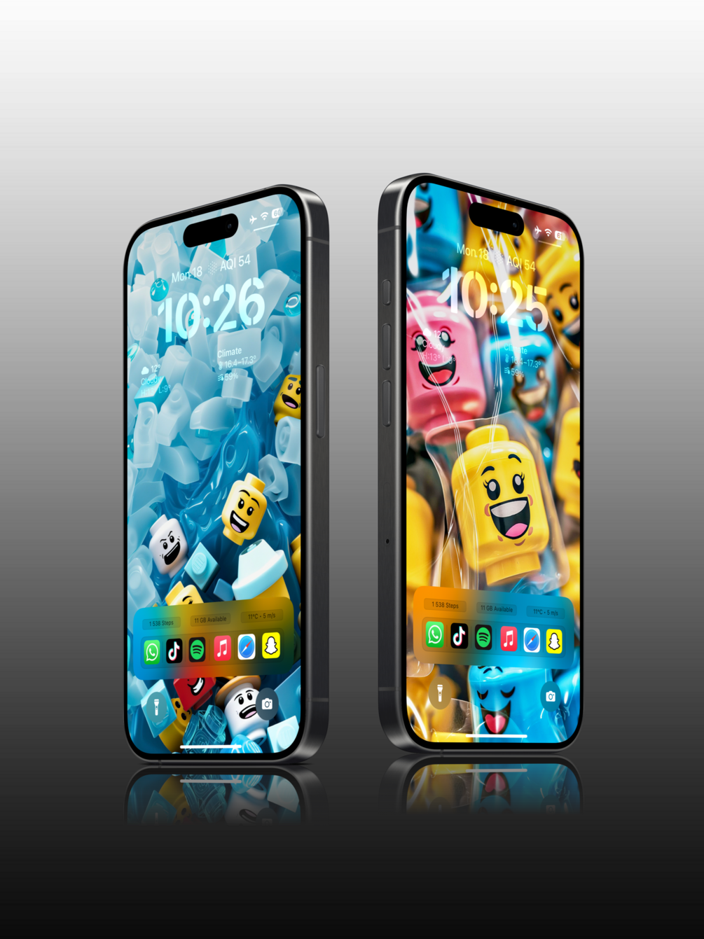 apple iphone15pro max Smile lock screen wallpaper