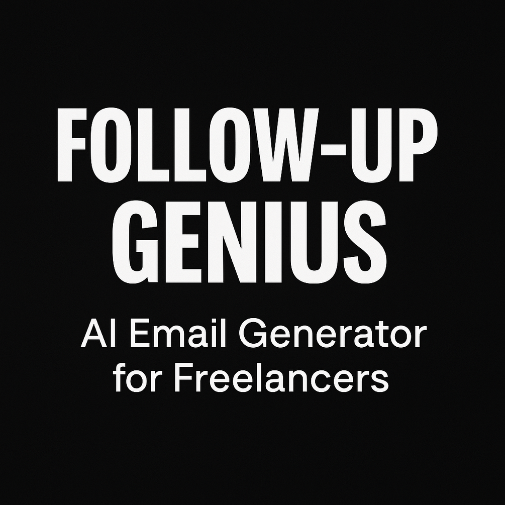Follow-Up Genius – AI Email Generator for Freelancers