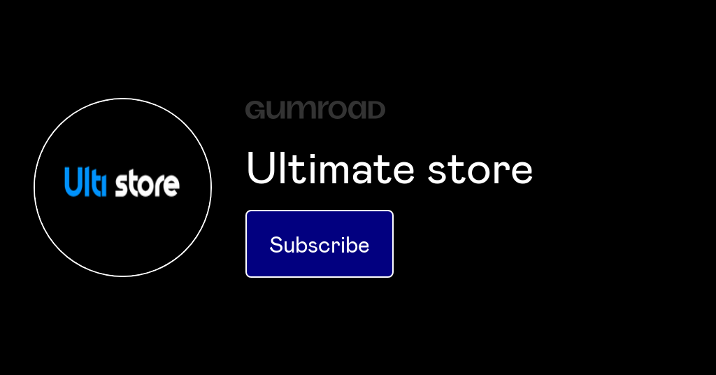 Ultimate store
