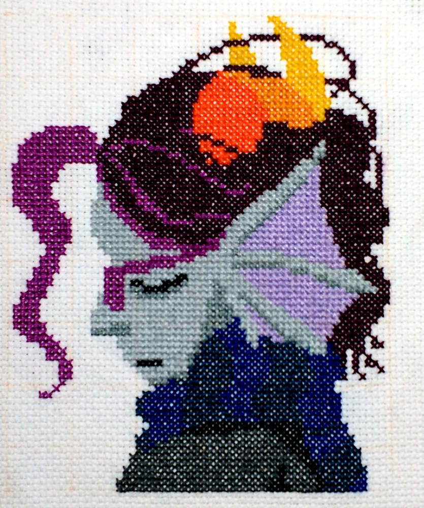 Eridan and Feferi embroidery patterns