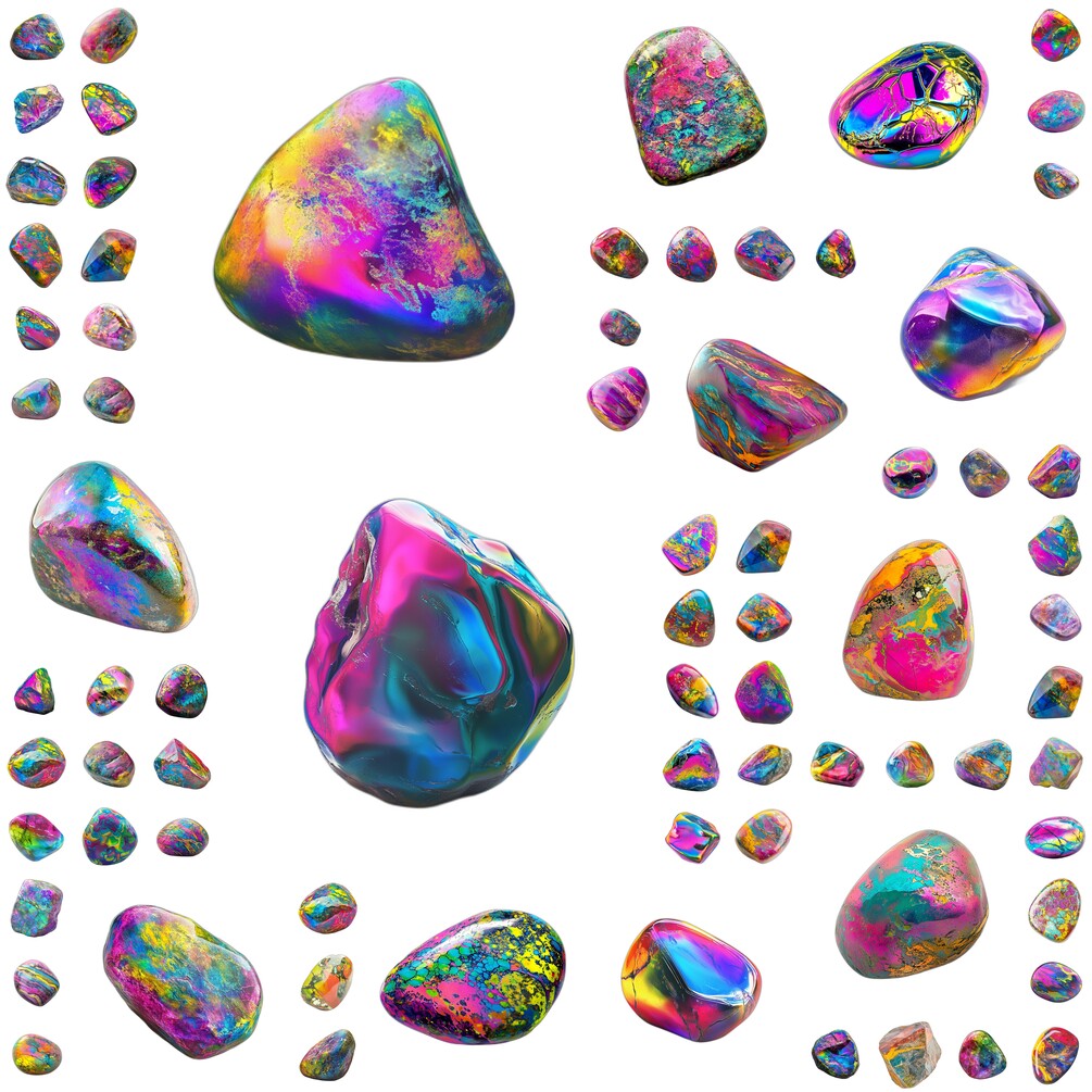Unleash Your Creativity with 500 Vibrant, Background-removal Stone Images!