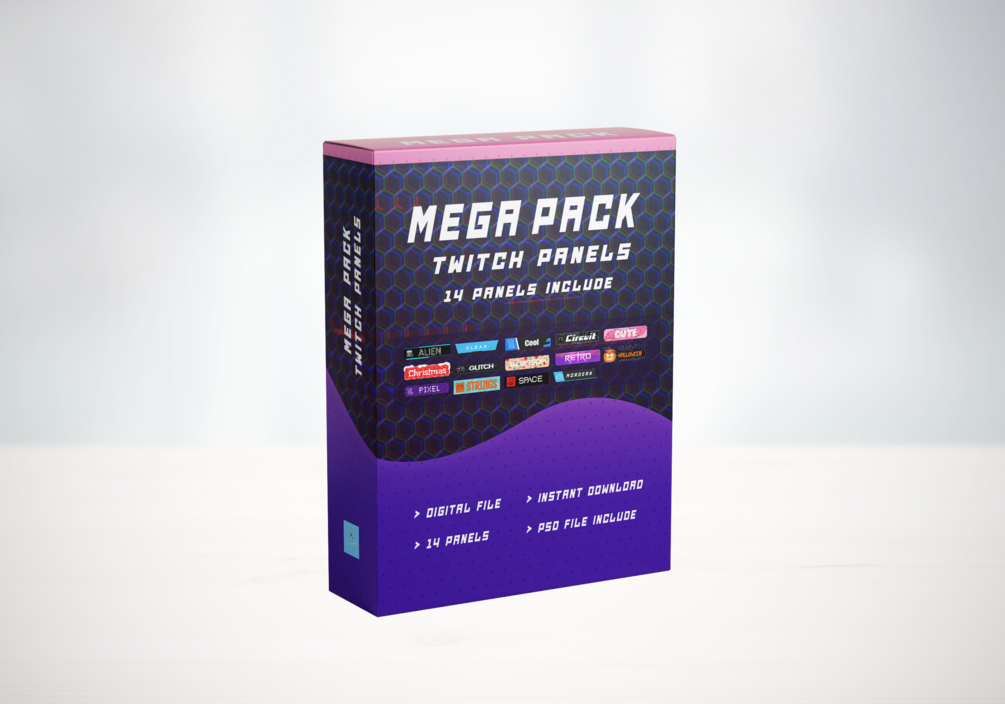 Twitch panels Mega Pack, Twitch panels in 15 Style