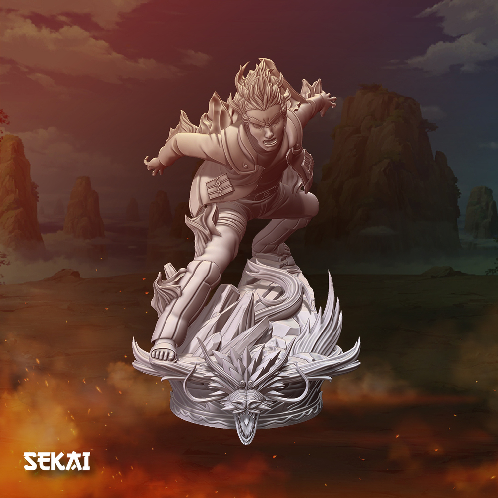 Guy Sensei Sculpture and Bust - Sekai 3D Models - Tested and Ready for ...