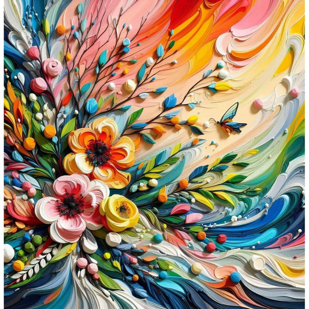 🌸 Mesmerizing Abstract Expression Images of Spring Season 🌼# Abstract ...