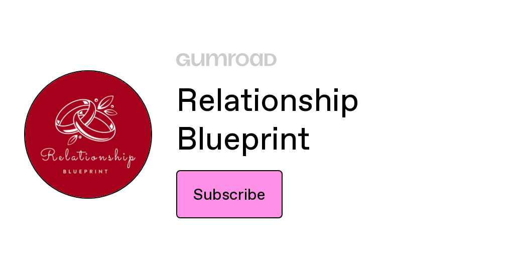 Relationship Blueprint