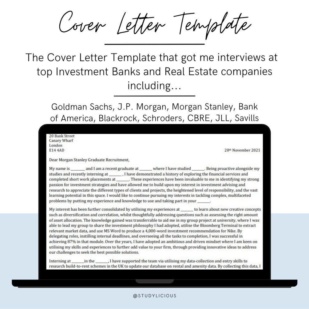 Cover Letter Guidance Documents & Template - Received interviews from ...