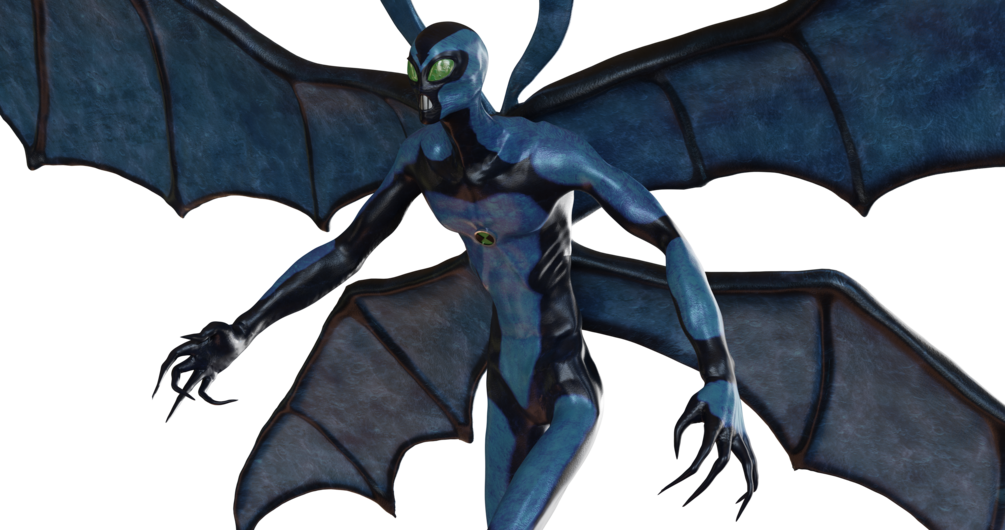 Ben 10 Real Aliens - Big Chill 3D Model.