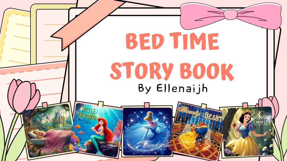 Bedtime story book 'Little Mermaid' theme